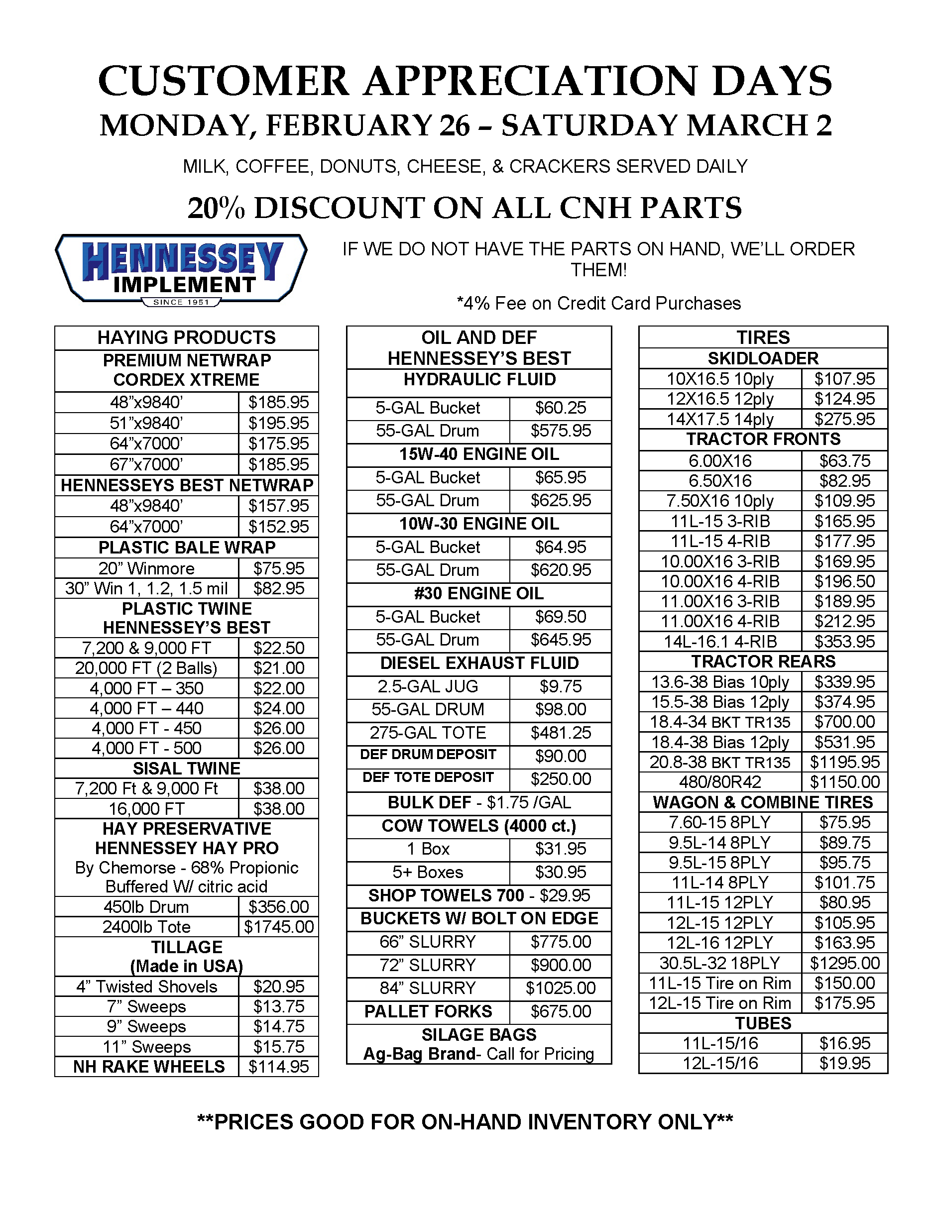 Hennessey Implement | Southern-Mid Wisconsin | Your Trusted ...